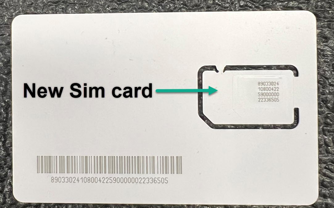 How to perform a SIM card swap.